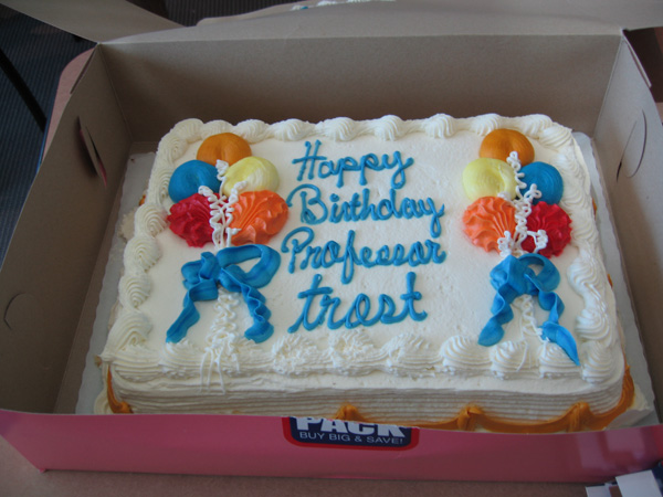 Professor Trost's Birthday - June 2007
