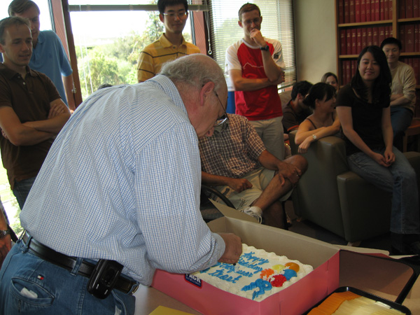 Professor Trost's Birthday - June 2007