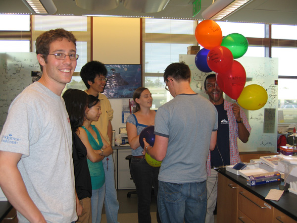 Professor Trost's Birthday - June 2008