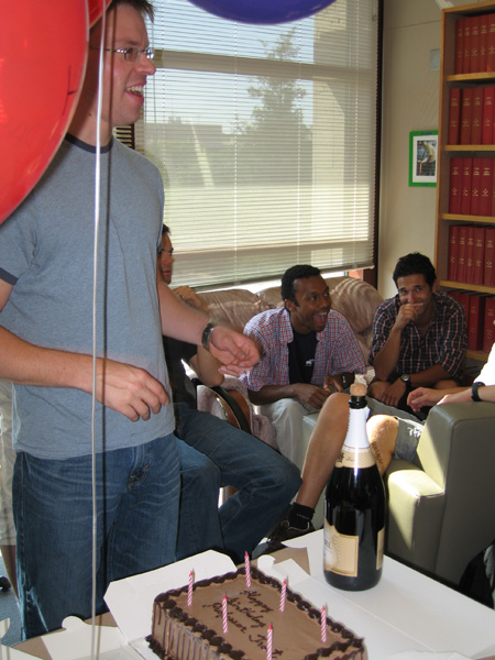 Professor Trost's Birthday - June 2008