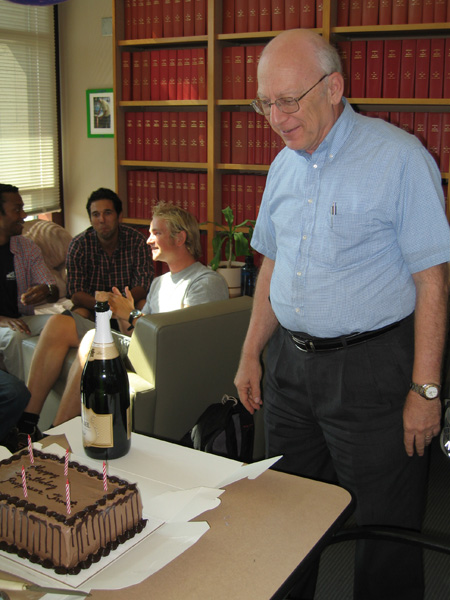 Professor Trost's Birthday - June 2008